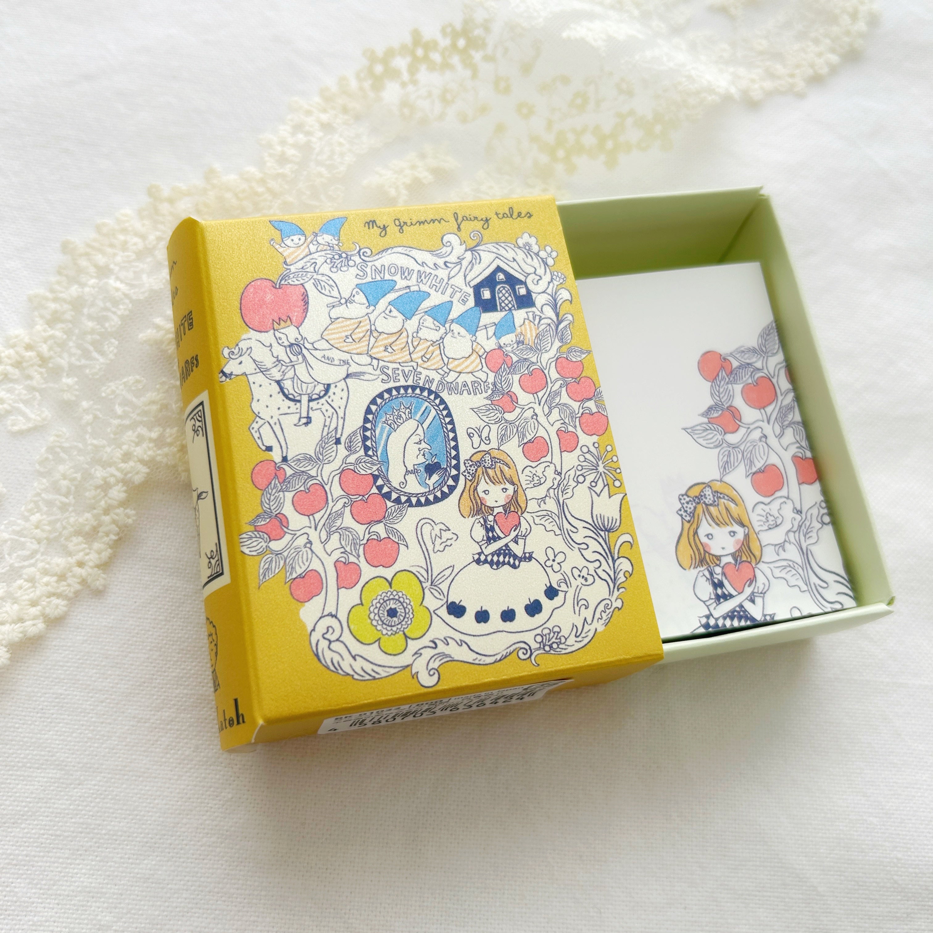 Shinzi Katoh Grimm's Fairy Tale Memo Notes Box - Snow White ...