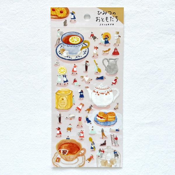 Secret Friends Sticker Sheet - Teatime – International Notes From Japan