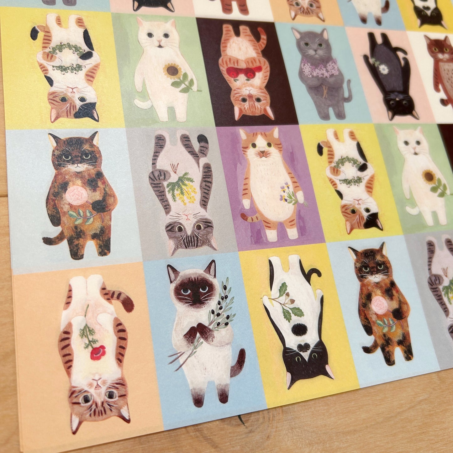 4Legs Cats Wrapping Paper – International Notes From Japan