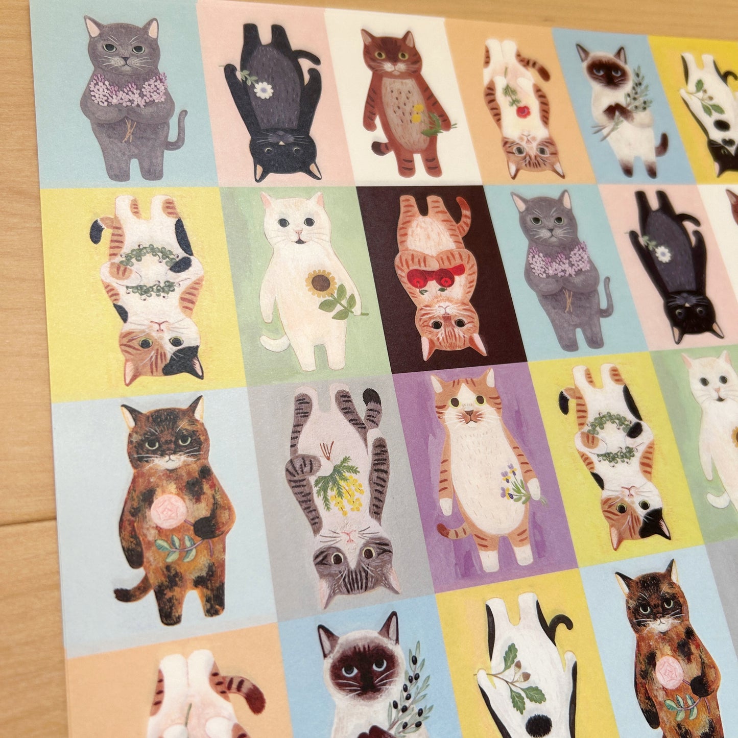 4Legs Cats Wrapping Paper – International Notes From Japan
