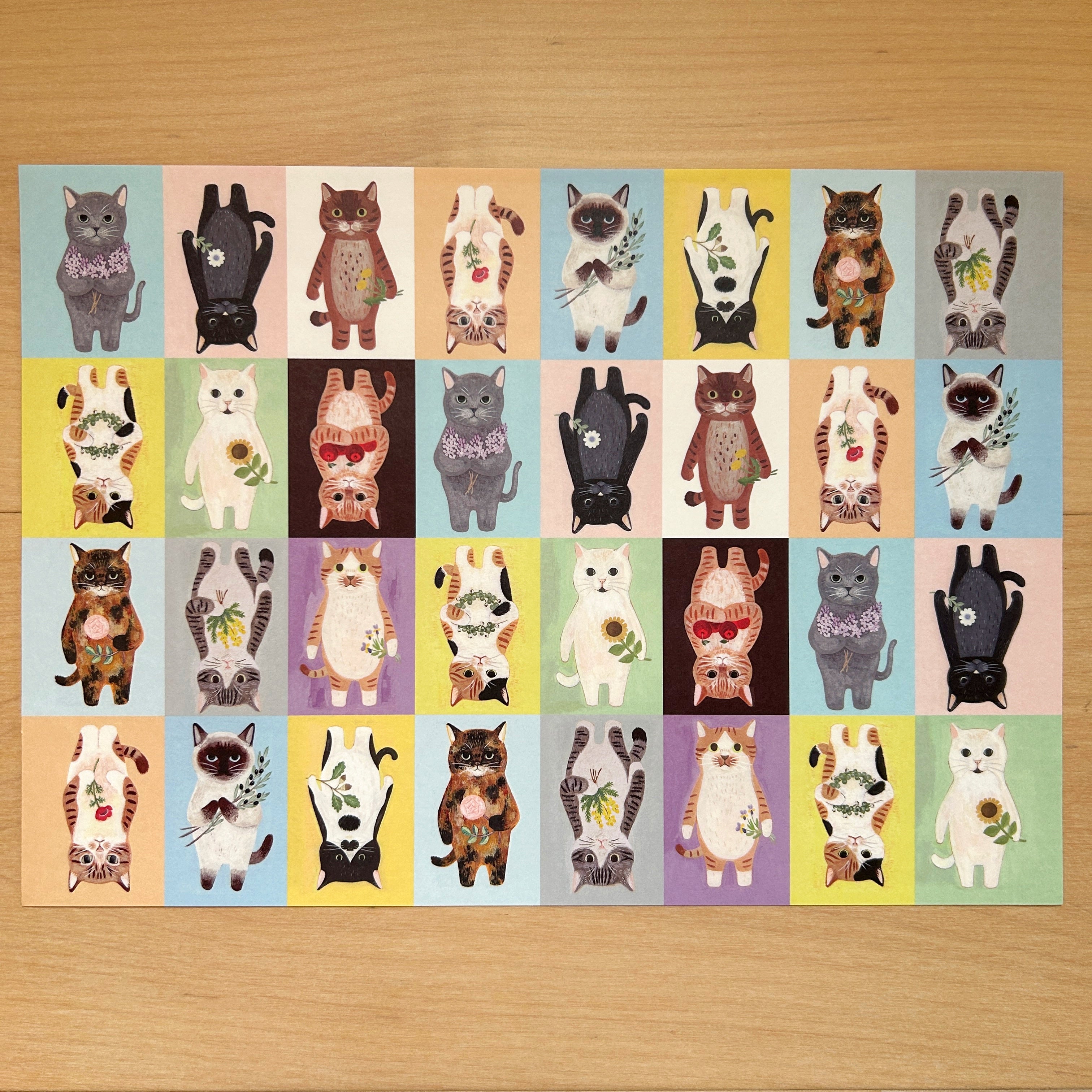 4Legs Cats Wrapping Paper – International Notes From Japan