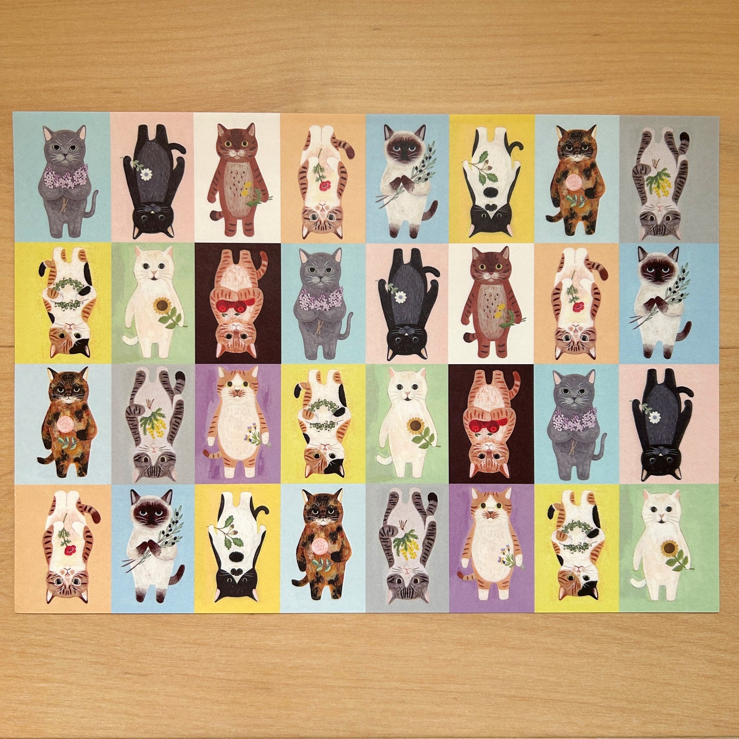 4Legs Cats Wrapping Paper – International Notes From Japan